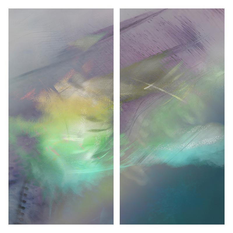 Soft Modern Color Abstract Art - Franklin Arts